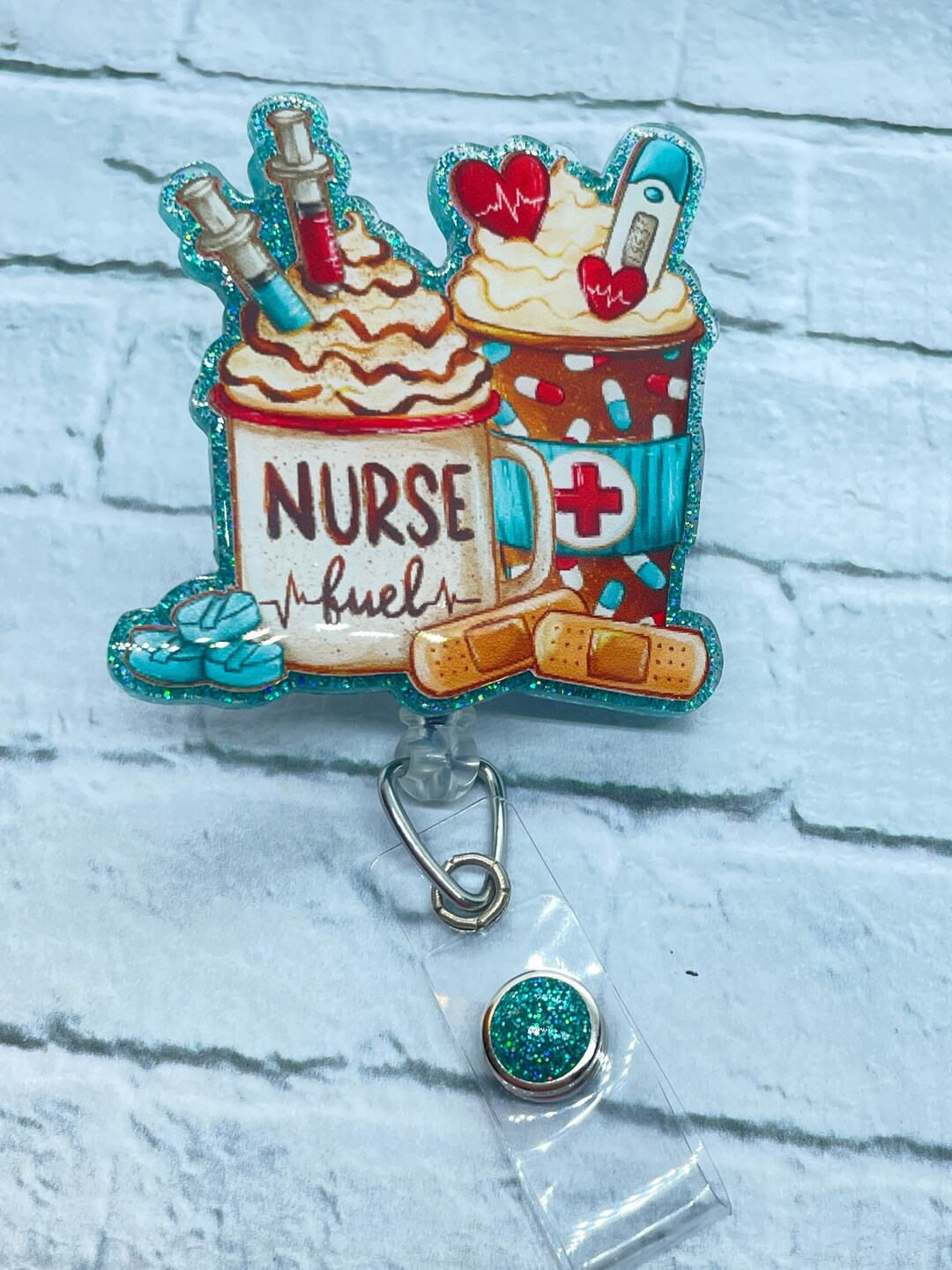 Nurse Fuel, Valentines Badge Reel, Badge Reel, Medical Badge, Badge ...