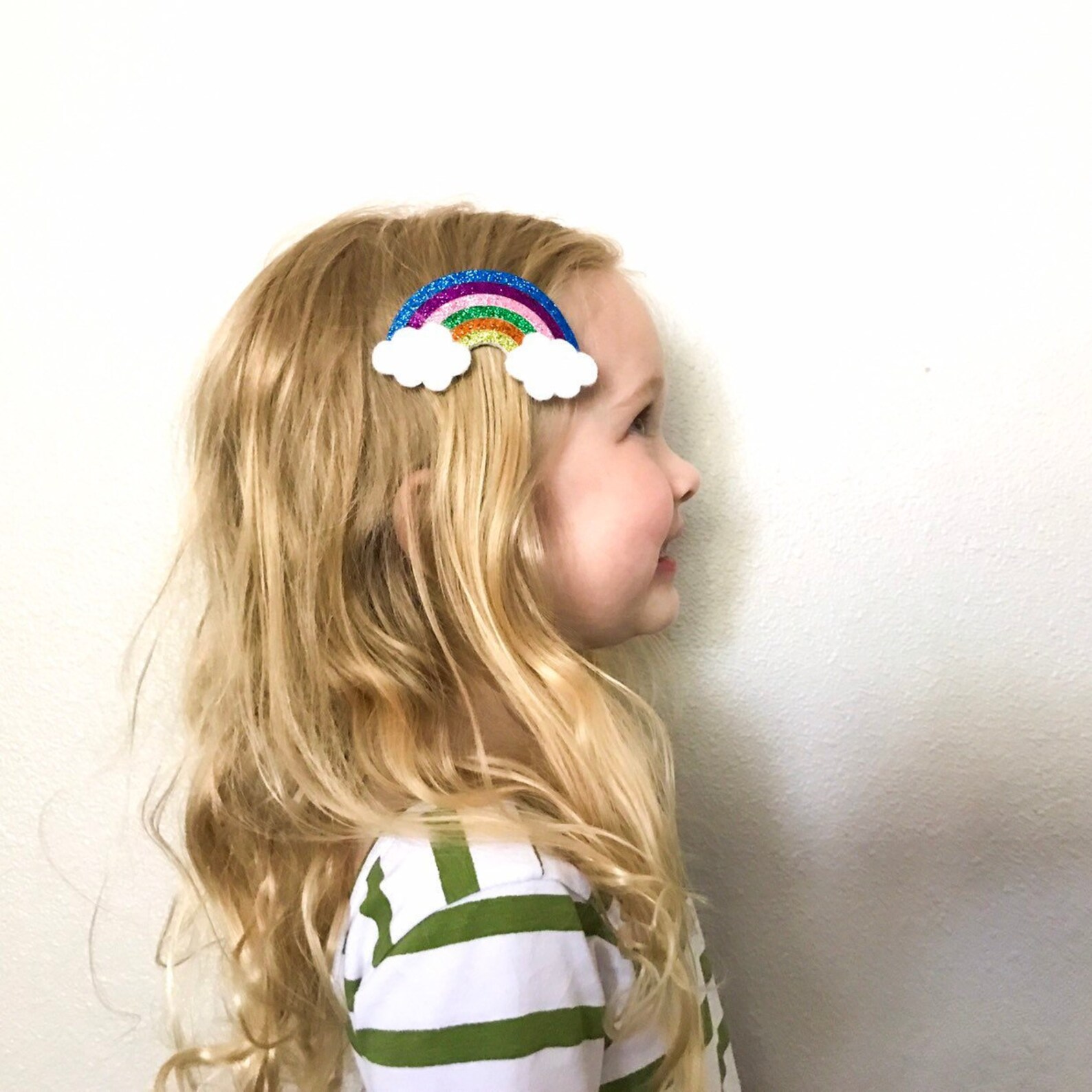 Rainbow Hair Clip Rainbow Barrette Rainbow - Etsy