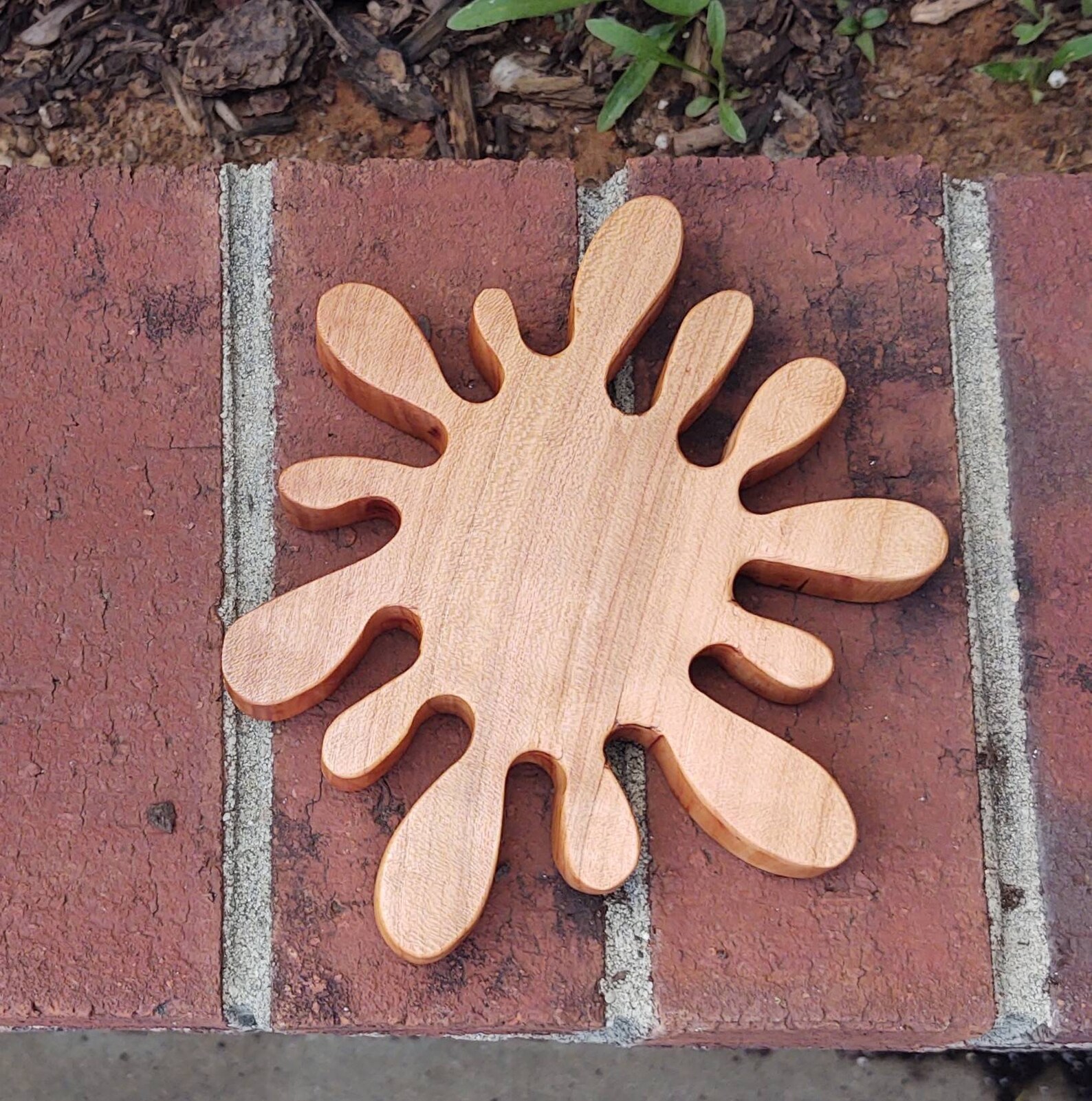 Splash Wooden Trivet - Etsy