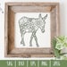 Donkey Mandala Zentangle SVG / Farm Zentangle / Animal Dog Cut File ...