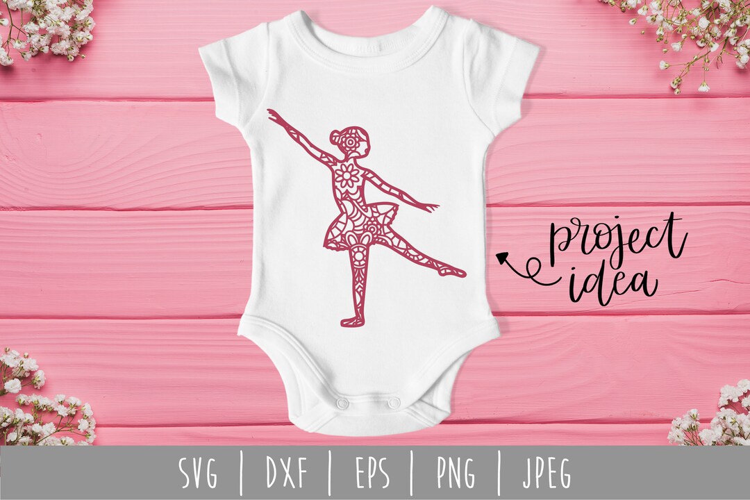 Ballerina Mandala Zentangle SVG / Dance Zentangle / Dancer / Ballerina ...