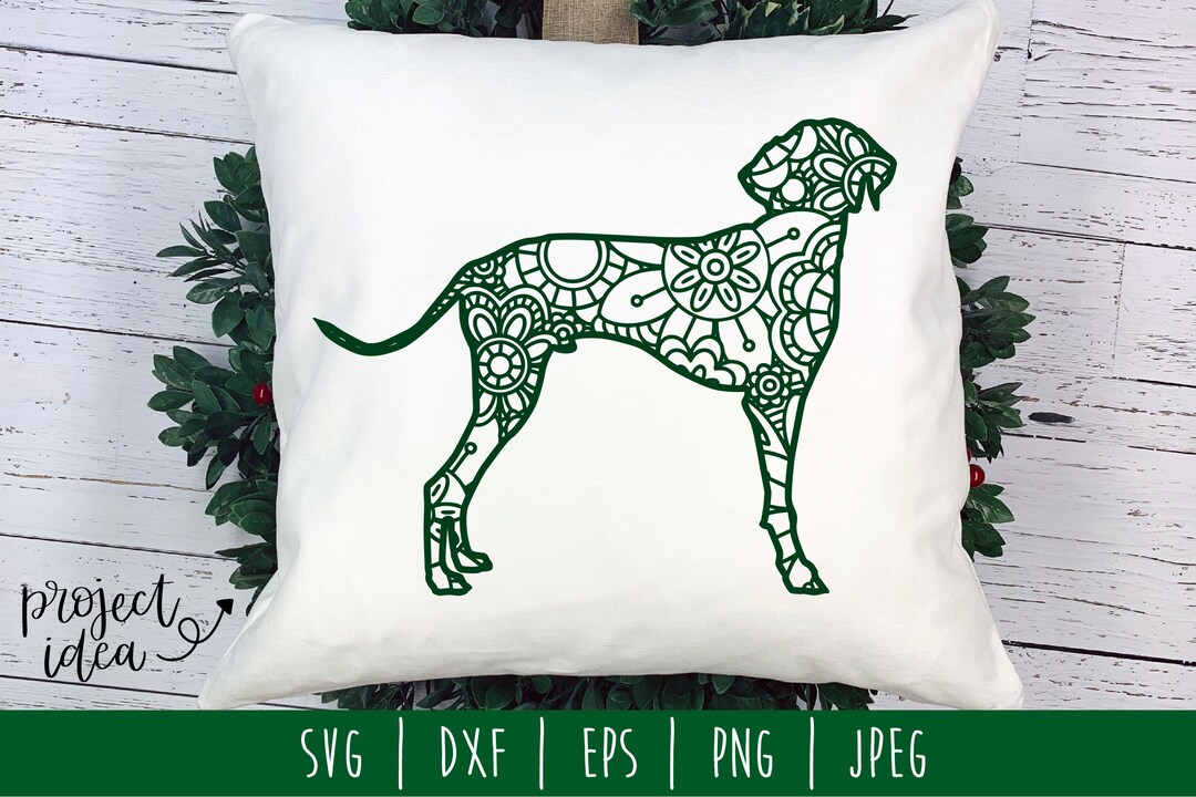 Labrador Mandala Zentangle SVG / Dog Zentangle / Animal Dog Cut File ...