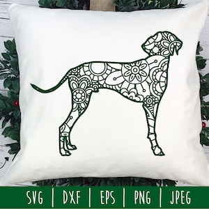 Labrador Mandala Zentangle SVG / Dog Zentangle / Animal Dog Cut File ...