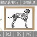 Labrador Mandala Zentangle SVG / Dog Zentangle / Animal Dog - Etsy