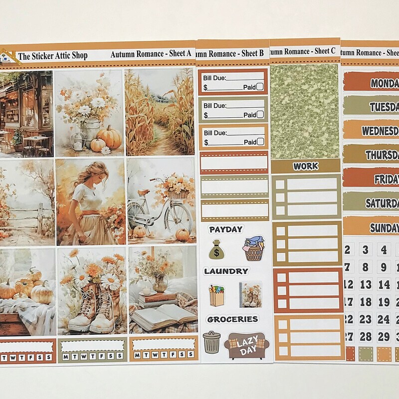 Planner Sticker Kit - Etsy