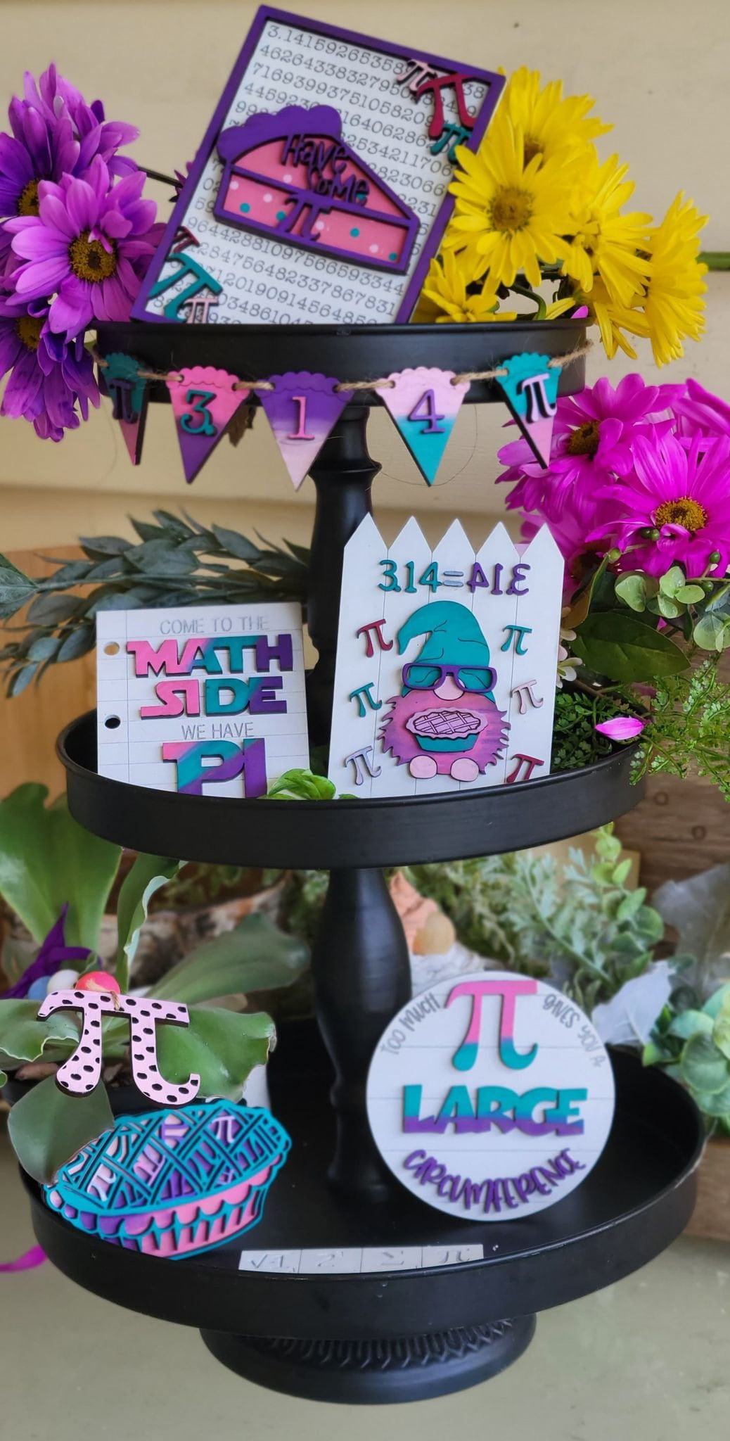 Pi Day | Math Classroom Decor | March 14th | Math Symbols | Tiered Tray ...
