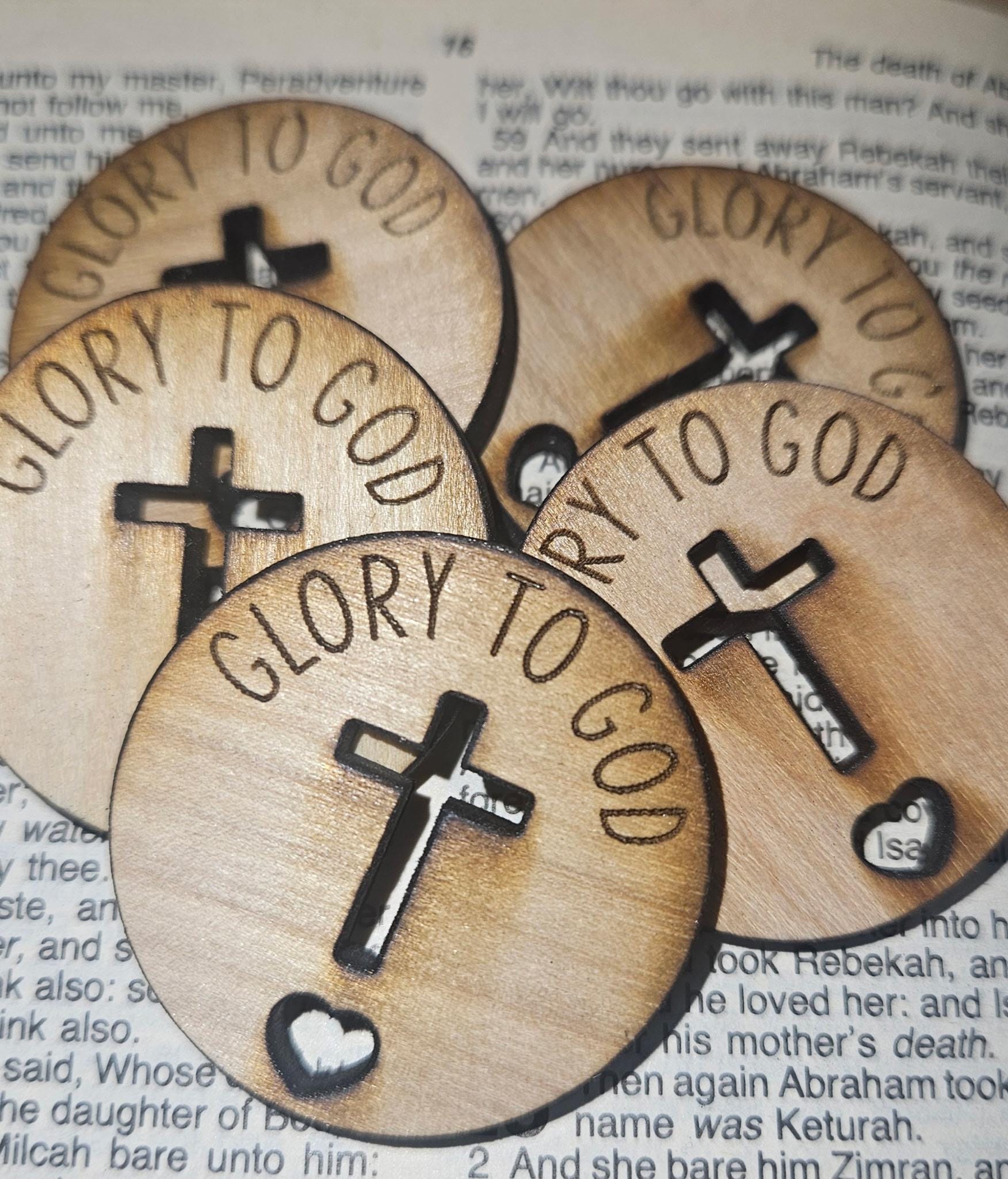 1.5" Diameter | You Are Loved or You Are Enough | Sets of 10, 15, 25 ...
