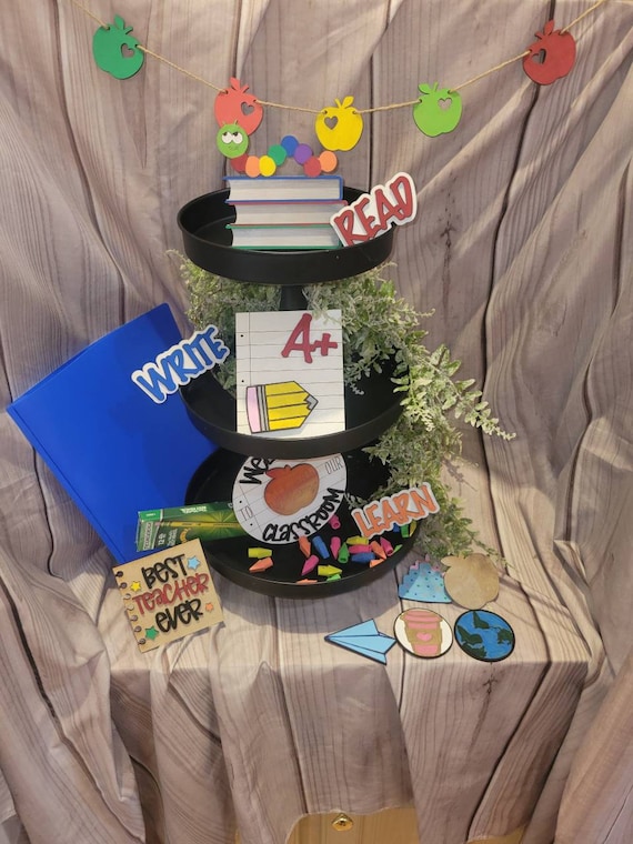 Teacher Classroom Tiered Tray Mini Interchangeables - Etsy