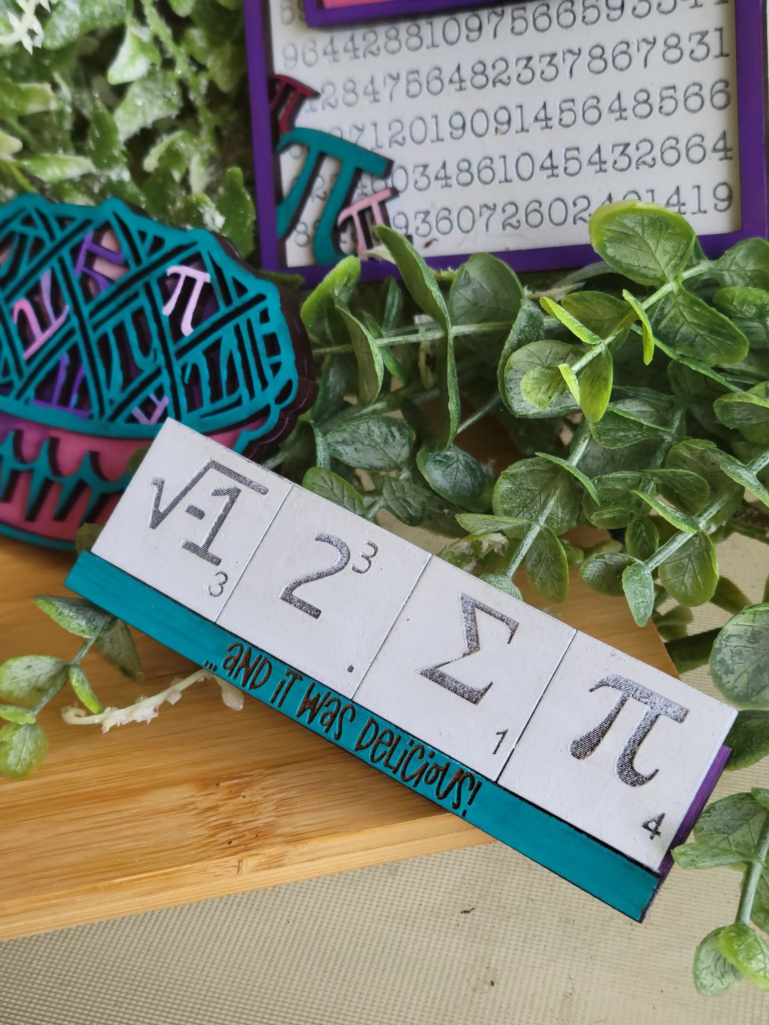 Pi Day | Math Classroom Decor | March 14th | Math Symbols | Tiered Tray ...