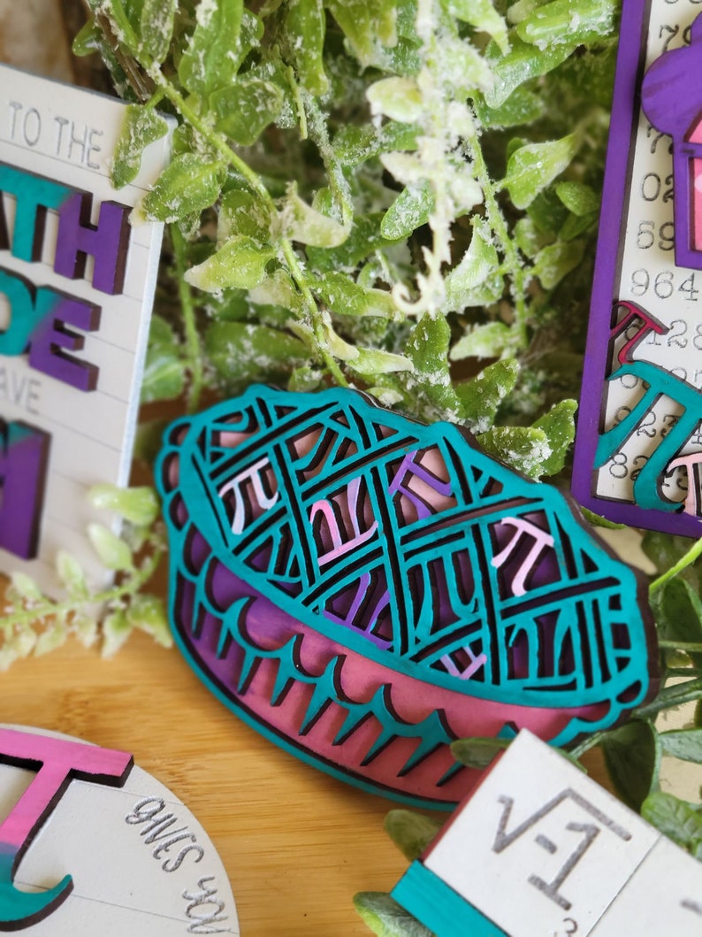 Pi Day | Math Classroom Decor | March 14th | Math Symbols | Tiered Tray ...