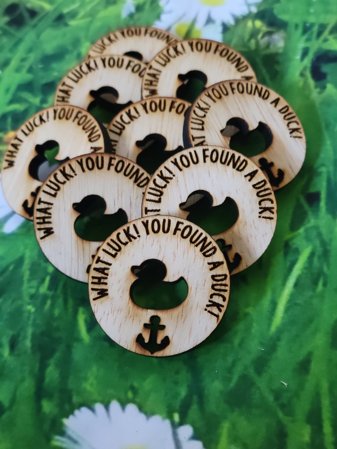 1.5" Diameter | You Found A Duck | Duck Token Chip | Sets of 10, 15, 25 ...