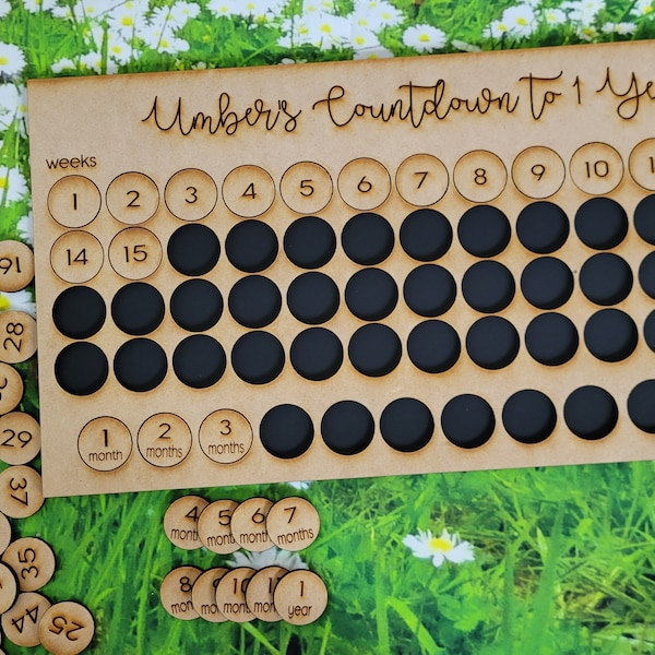 Baby Countdown - Etsy