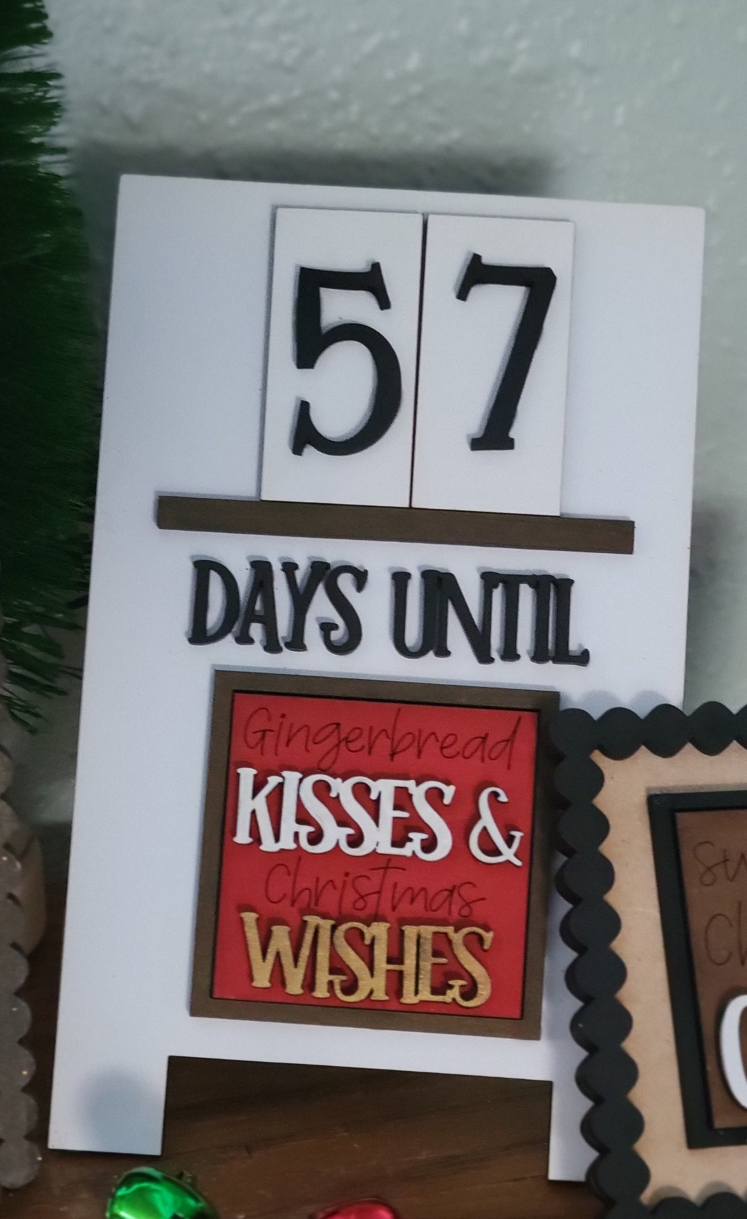 Interchangeable Holiday Countdown Sandwich Board - Great for All ...