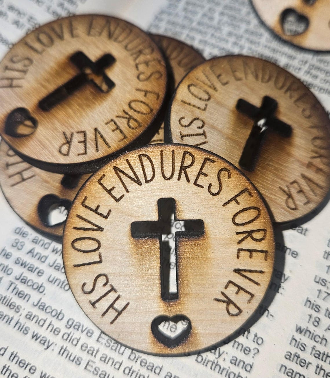 1.5" Diameter | You Are Loved or You Are Enough | Sets of 10, 15, 25 ...