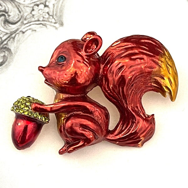 Squirrel Pin - Etsy