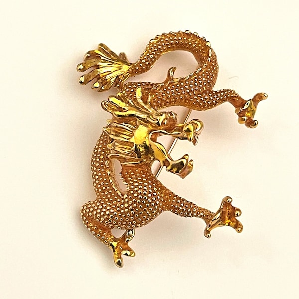Dragon Brooch - Etsy