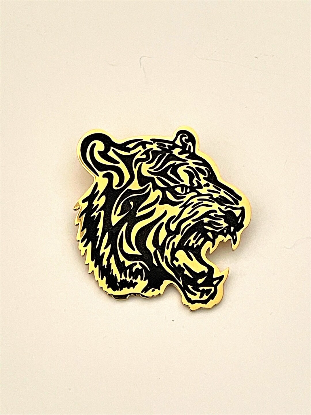 Adorable Gold Metal Etched Brooch Pin Jewelry BX55 - Etsy