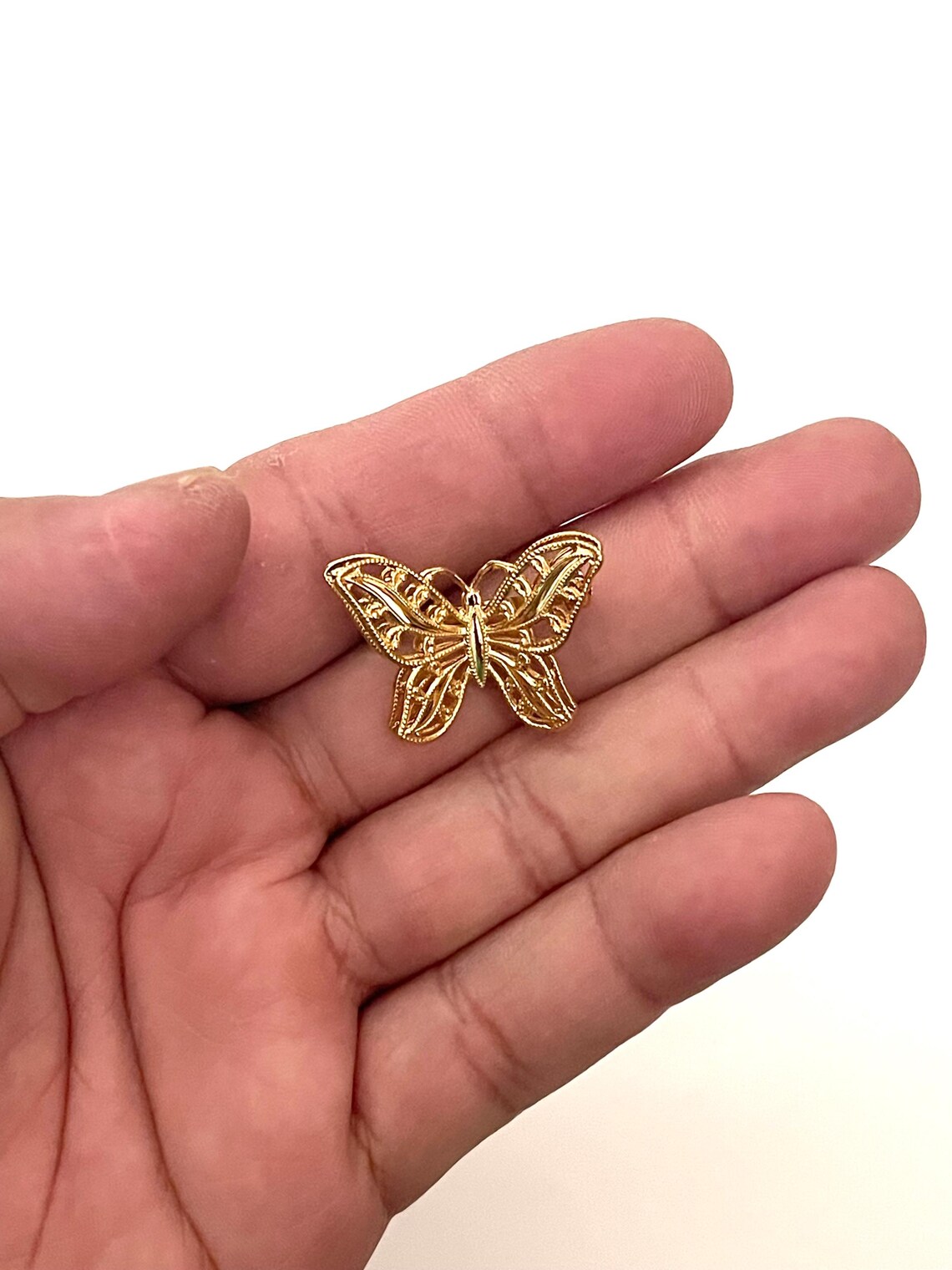 Vintage Butterfly Metal Brooch Pin Jewelry DX79 - Etsy
