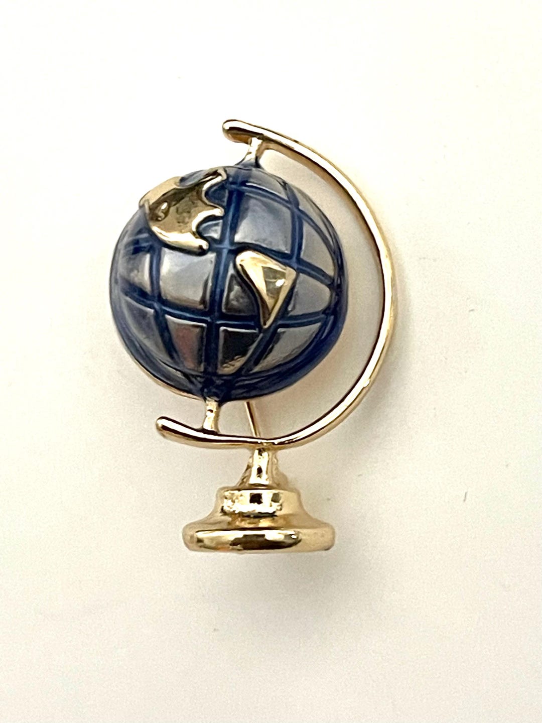 Vintage Style Globe Map Travel Brooch Pin RX82 - Etsy