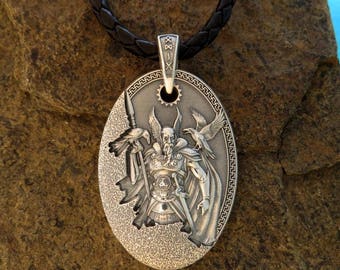 Silver amulet | Etsy