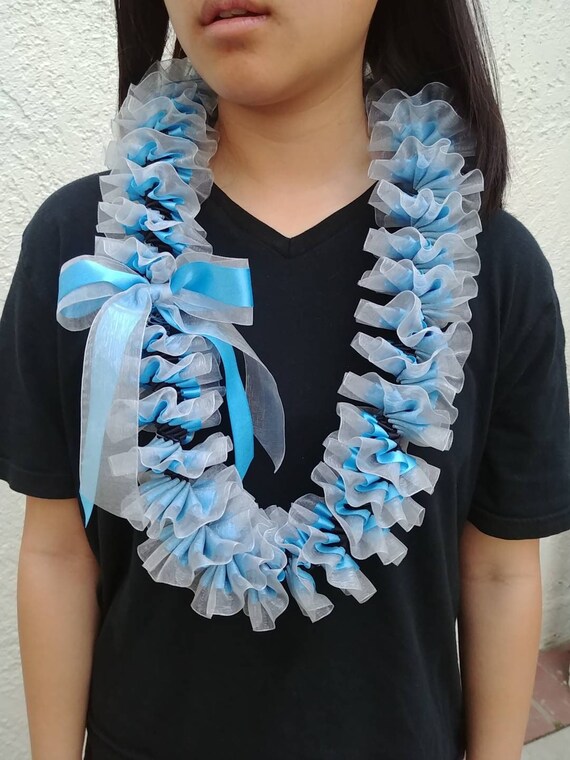 DESIGN YOUR OWN Ruffled Ribbon Lei Graduation Birthday - Etsy