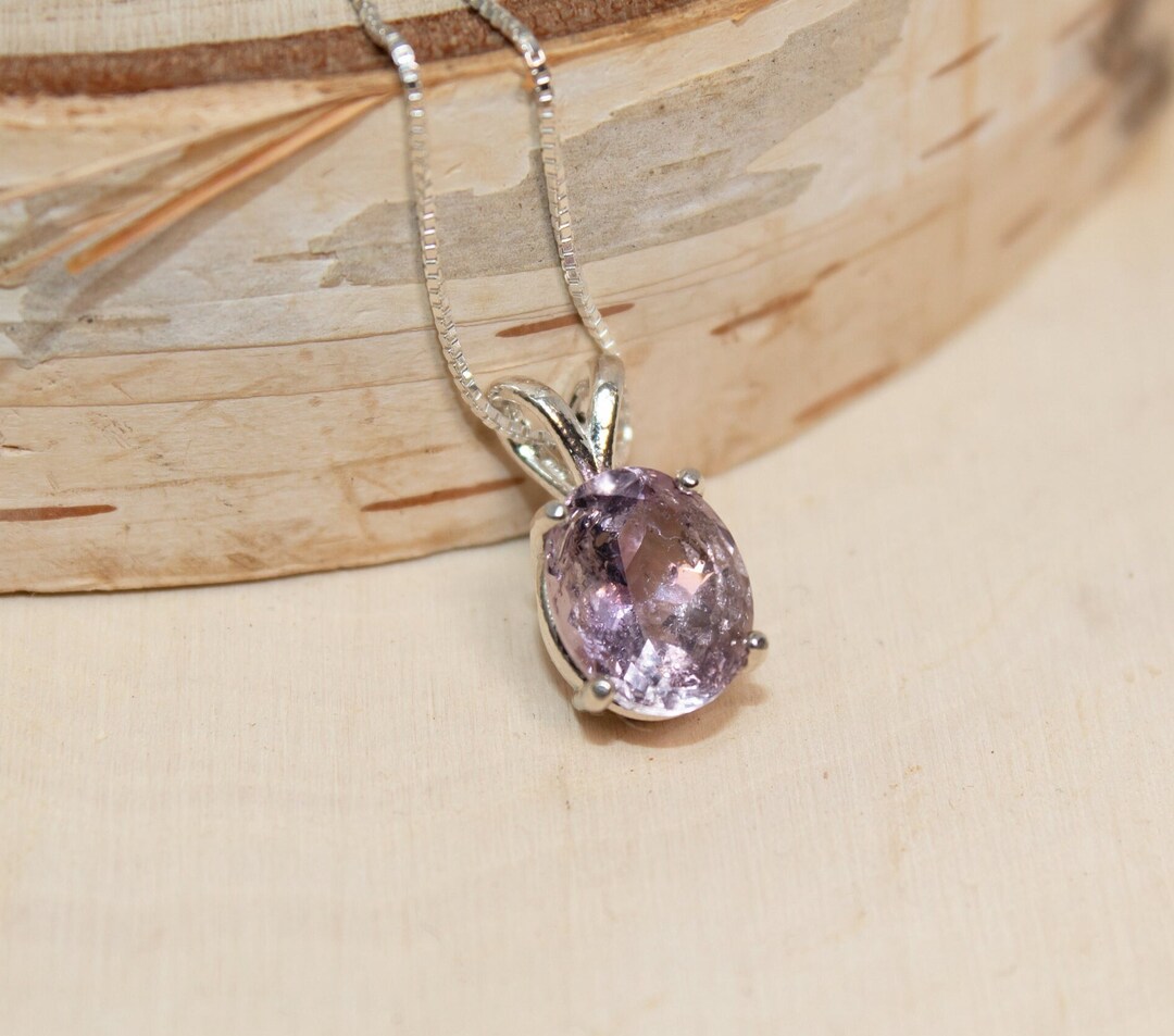 925 Silver Amethyst Necklace | Sterling Silver Faceted Amethyst ...