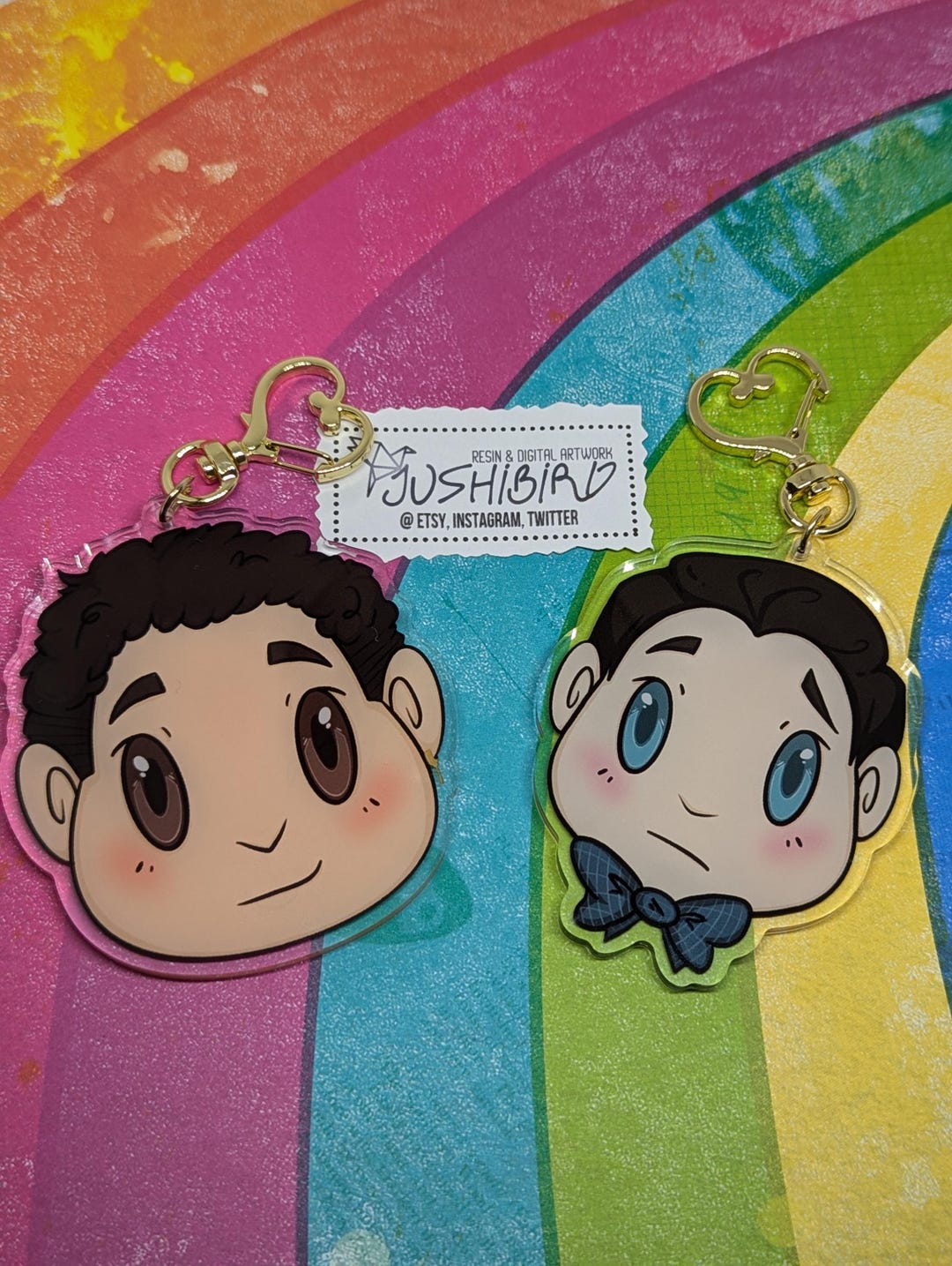 DBD Double-sided Acrylic Charms - Etsy