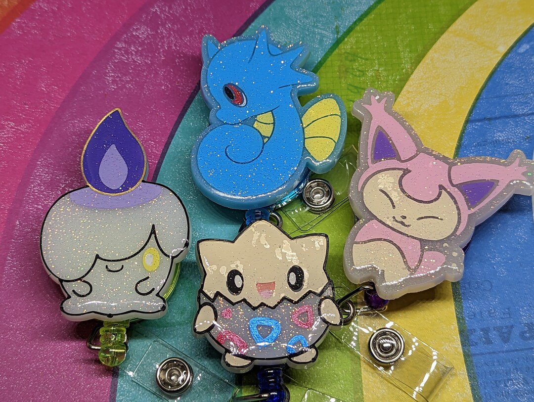 Poke Monster Badge Reels - Etsy