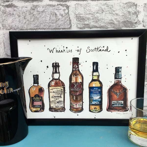 Whiskey Print - Etsy UK