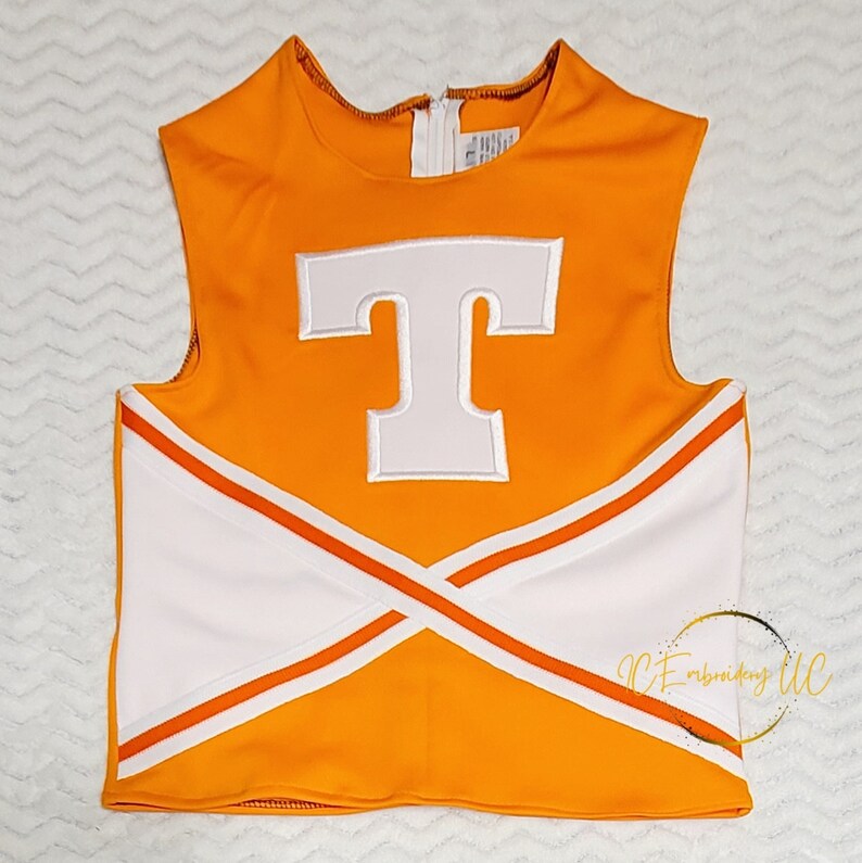 Orange and White Cheer Uniform Cougars Cheer - Etsy