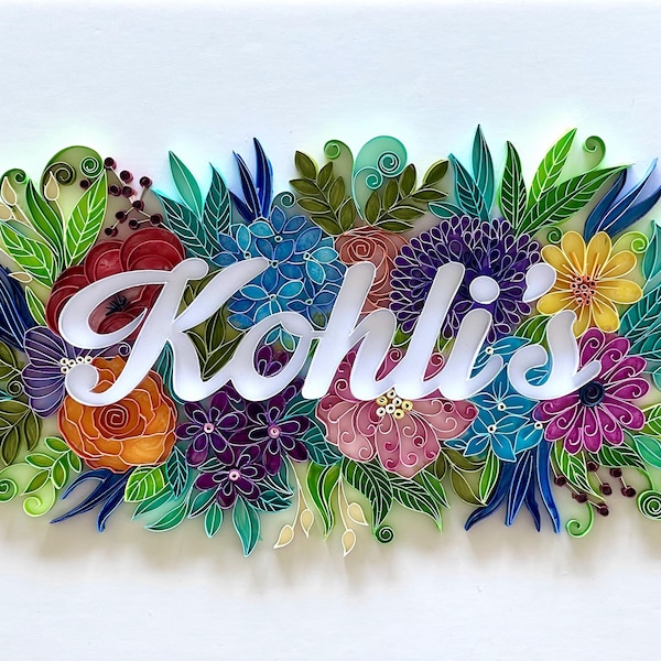 Quilling Name - Etsy