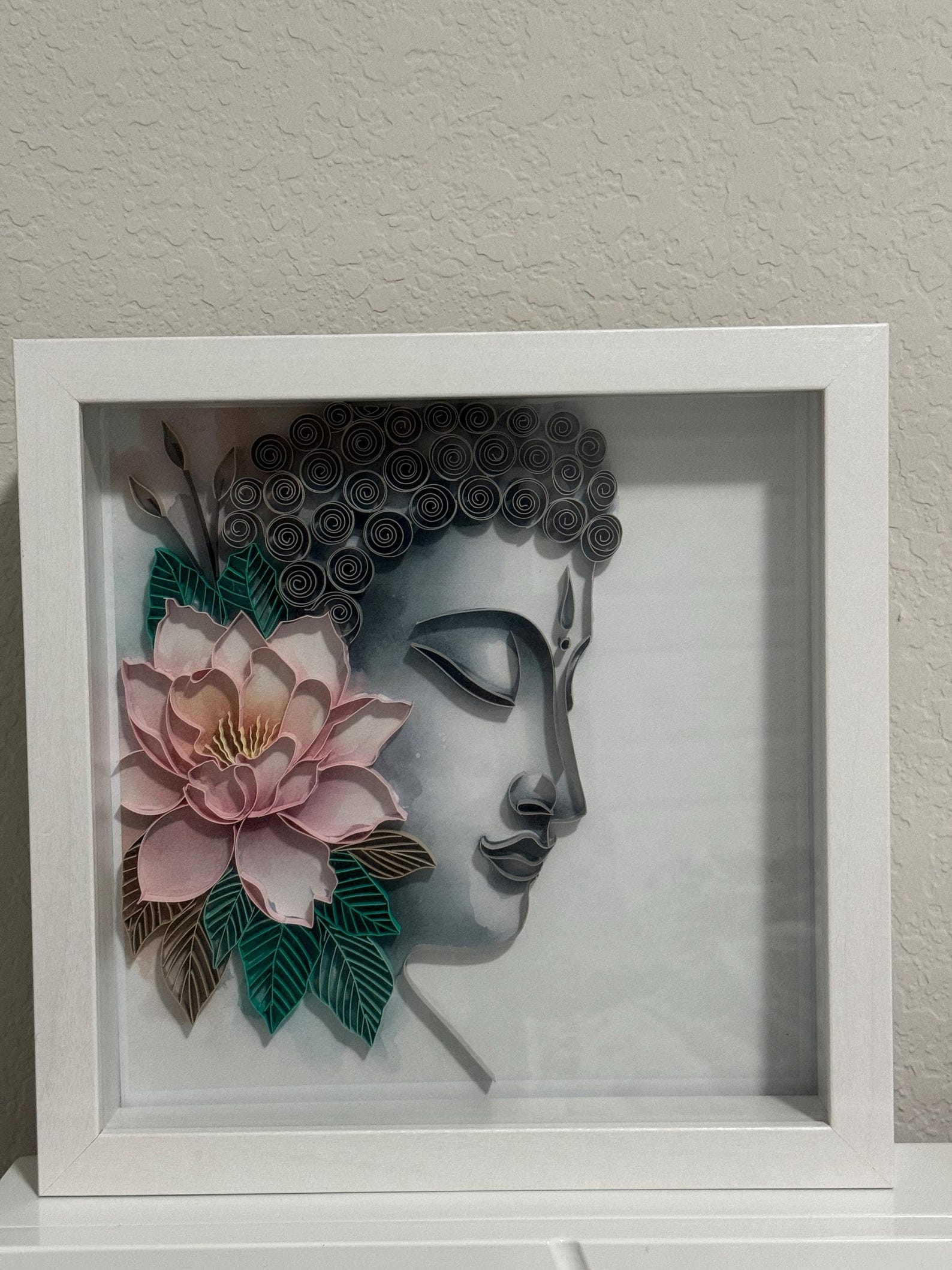 Handcrafted Paper Quilled Buddha Wall Art zen Decor for Home - Etsy