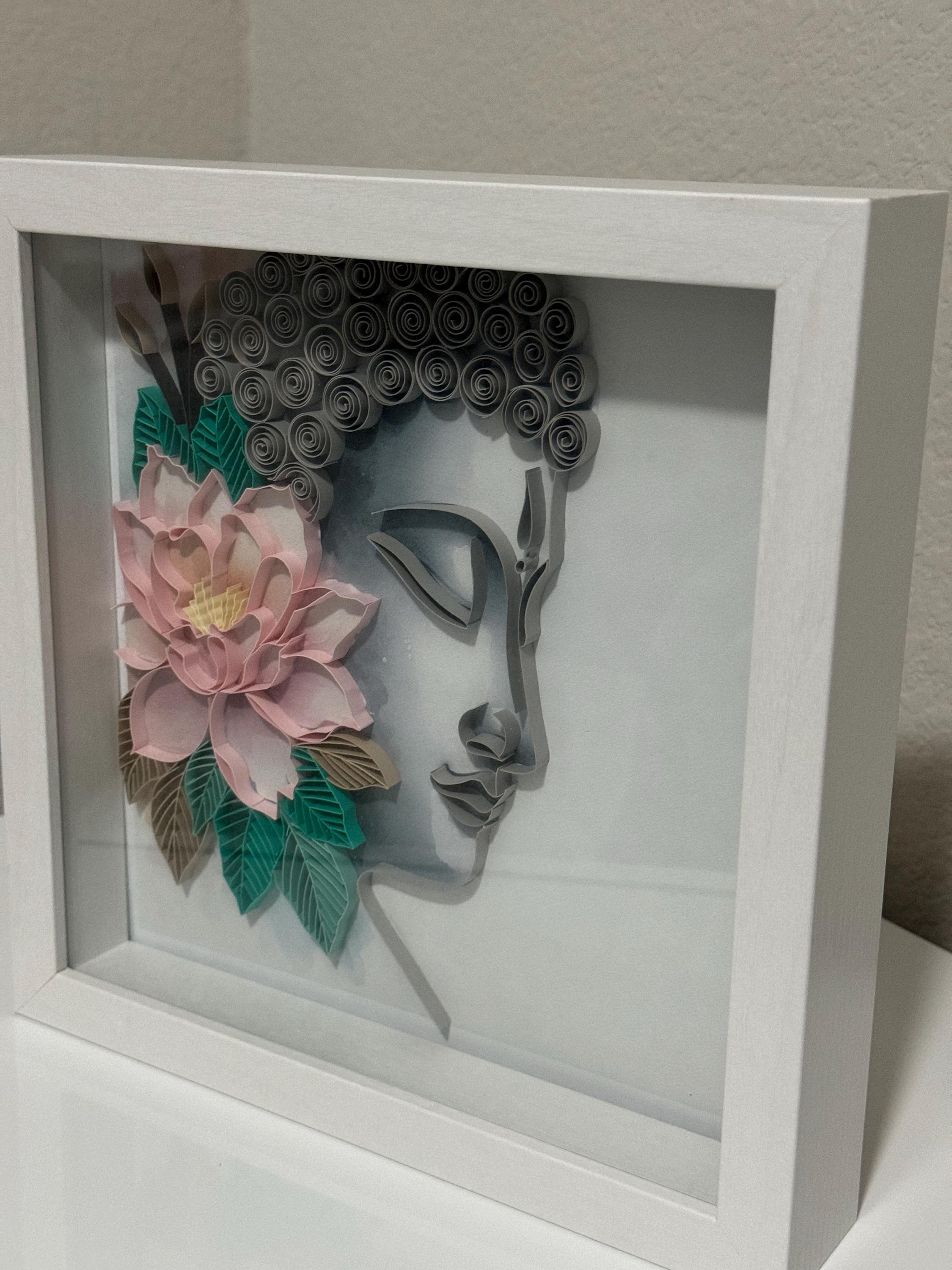 Handcrafted Paper Quilled Buddha Wall Art zen Decor for Home - Etsy