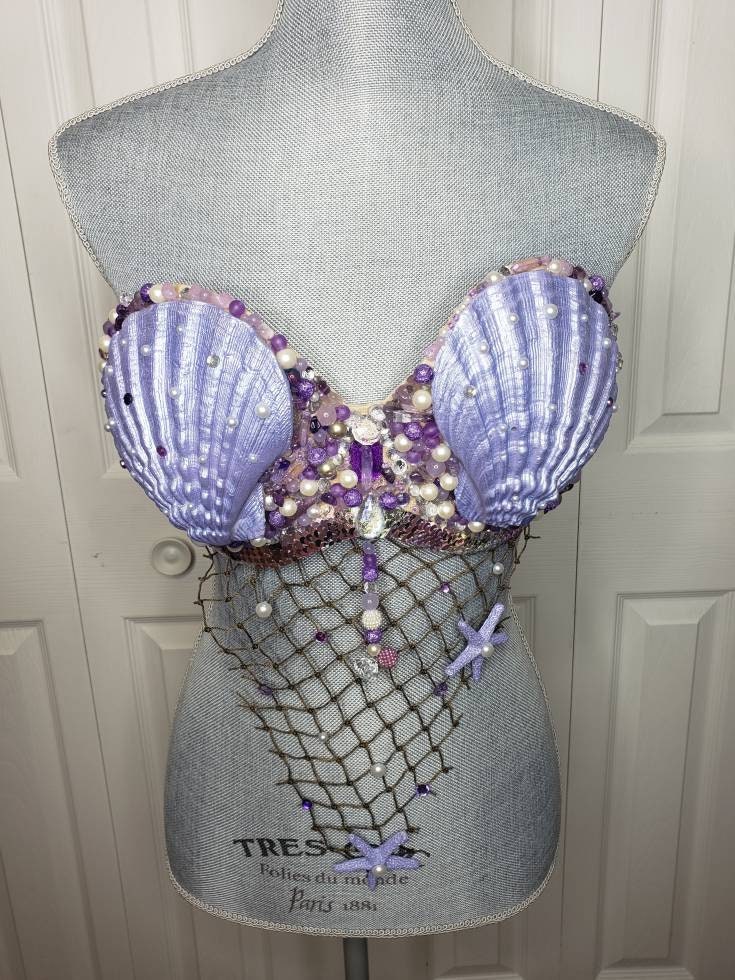 Purple Shell Bra