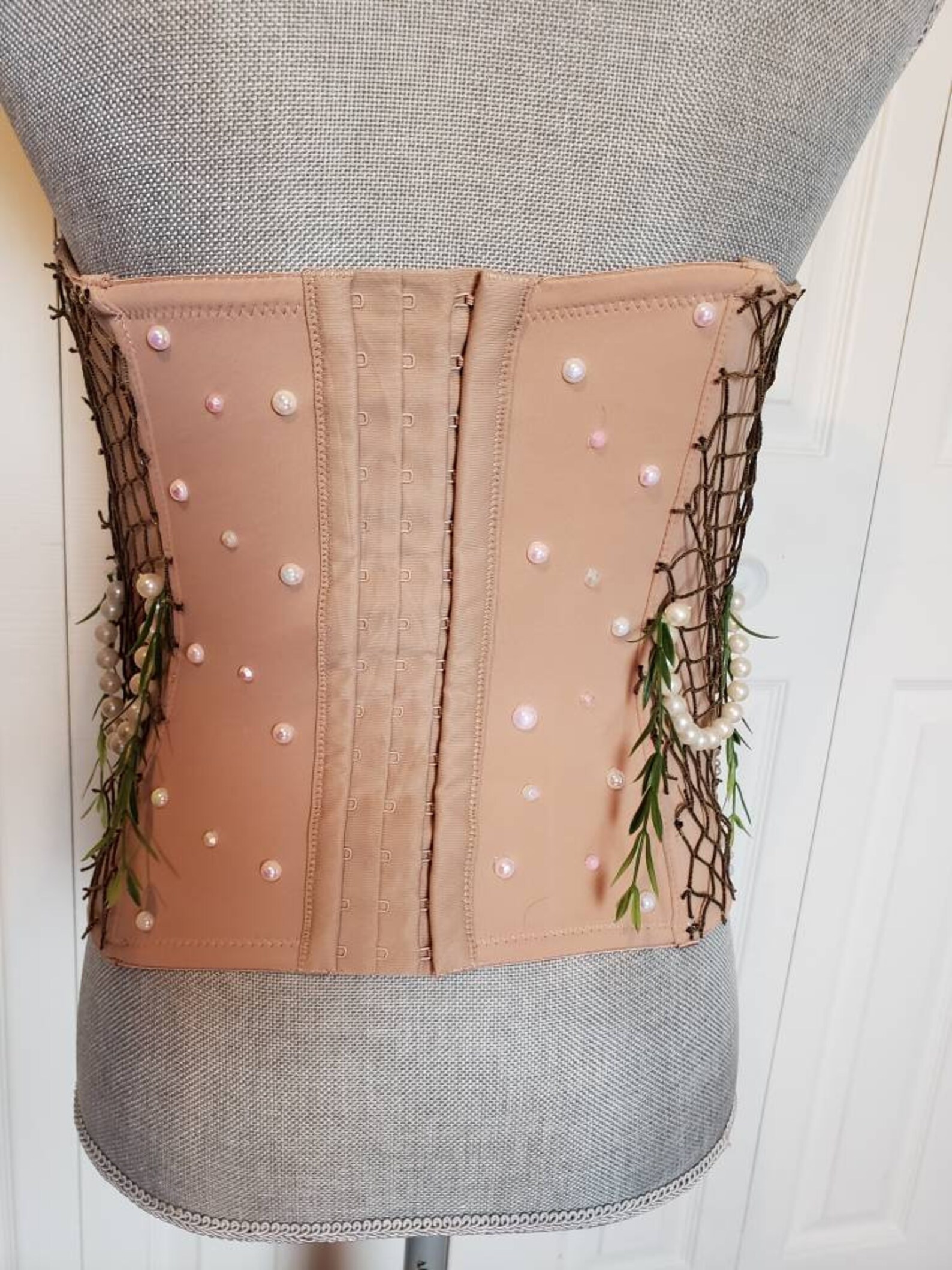 Mermaid Beaded Shell Bustier Top - Etsy