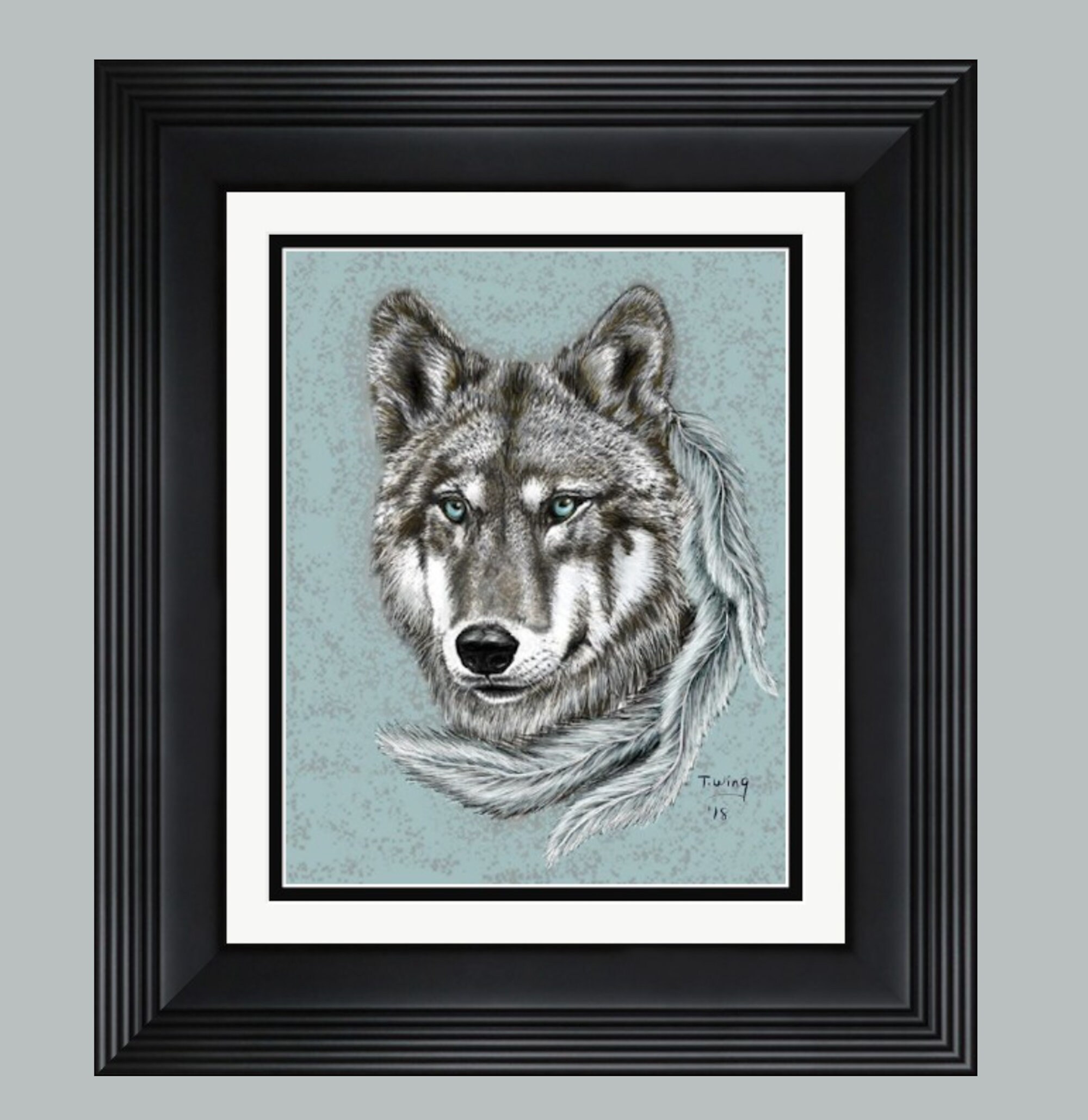 Grey Wolf Instant Download Printable Wall Decor - Etsy