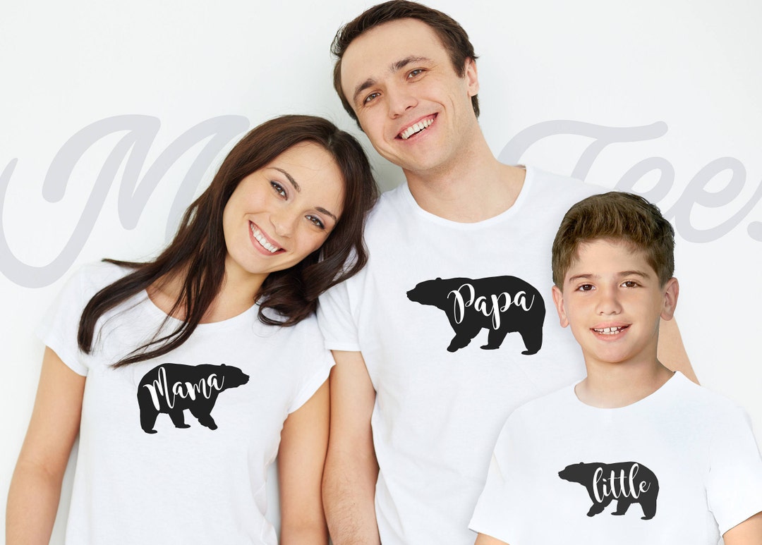 Family Matching Shirt Family Matching Outfits Couple Shirts Family Bear ...