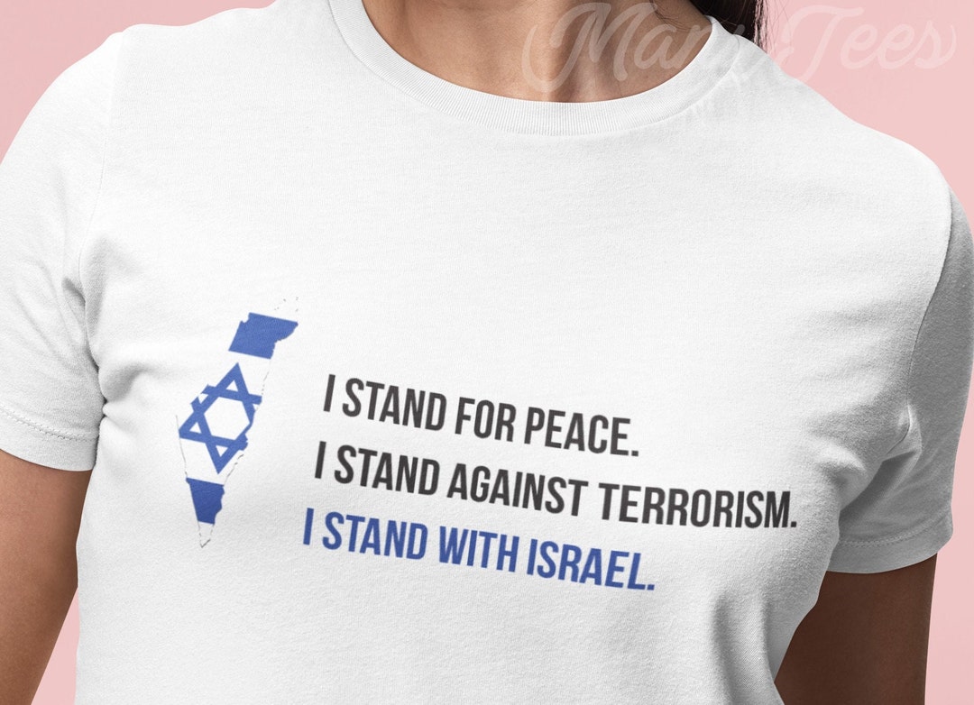 Israel Shirt,israel Flag Shirt,i Stand With Israel Shirt,israel Shirts ...