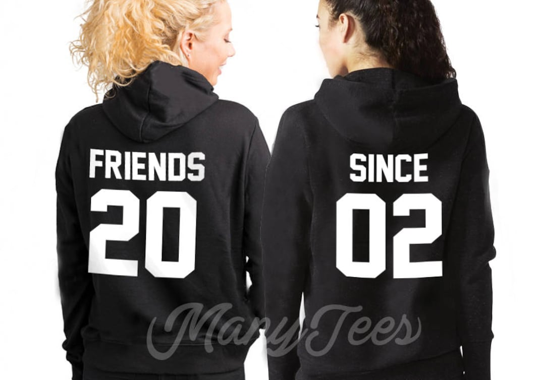 Best Friends Hoodies Bff Hoodies Bff Outfits Bff Gifts Best Friend Gift ...