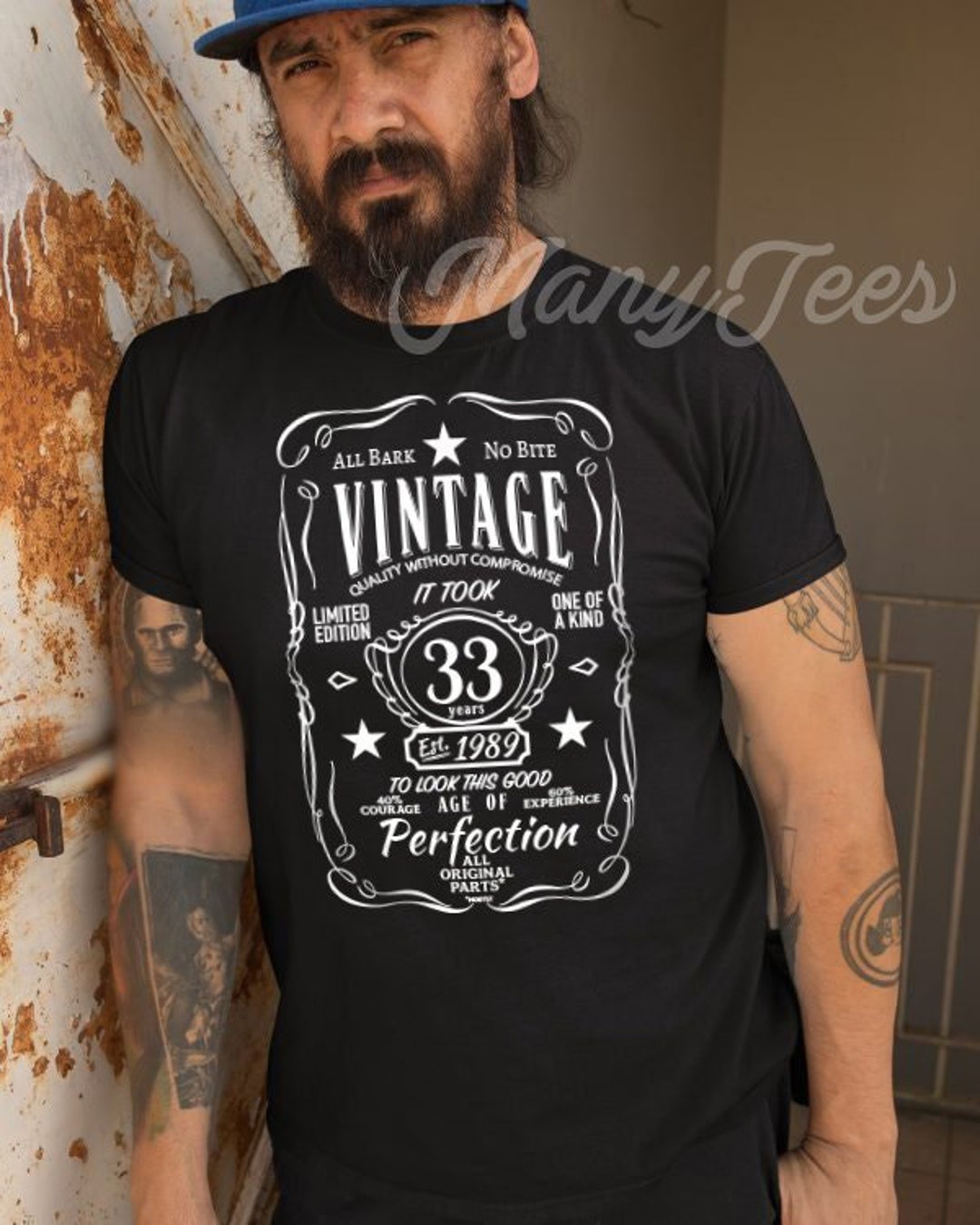 33rd Birthday Shirt 33rd Birthday Gift 33rd Birthday 1989 Birthday ...