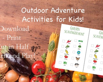 Food Scavenger Hunt Printable Packet for Kids - Etsy