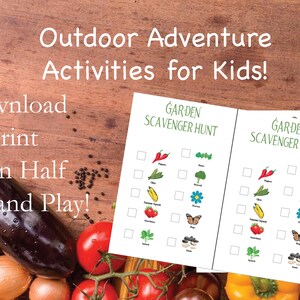 Food Scavenger Hunt Printable Packet for Kids - Etsy