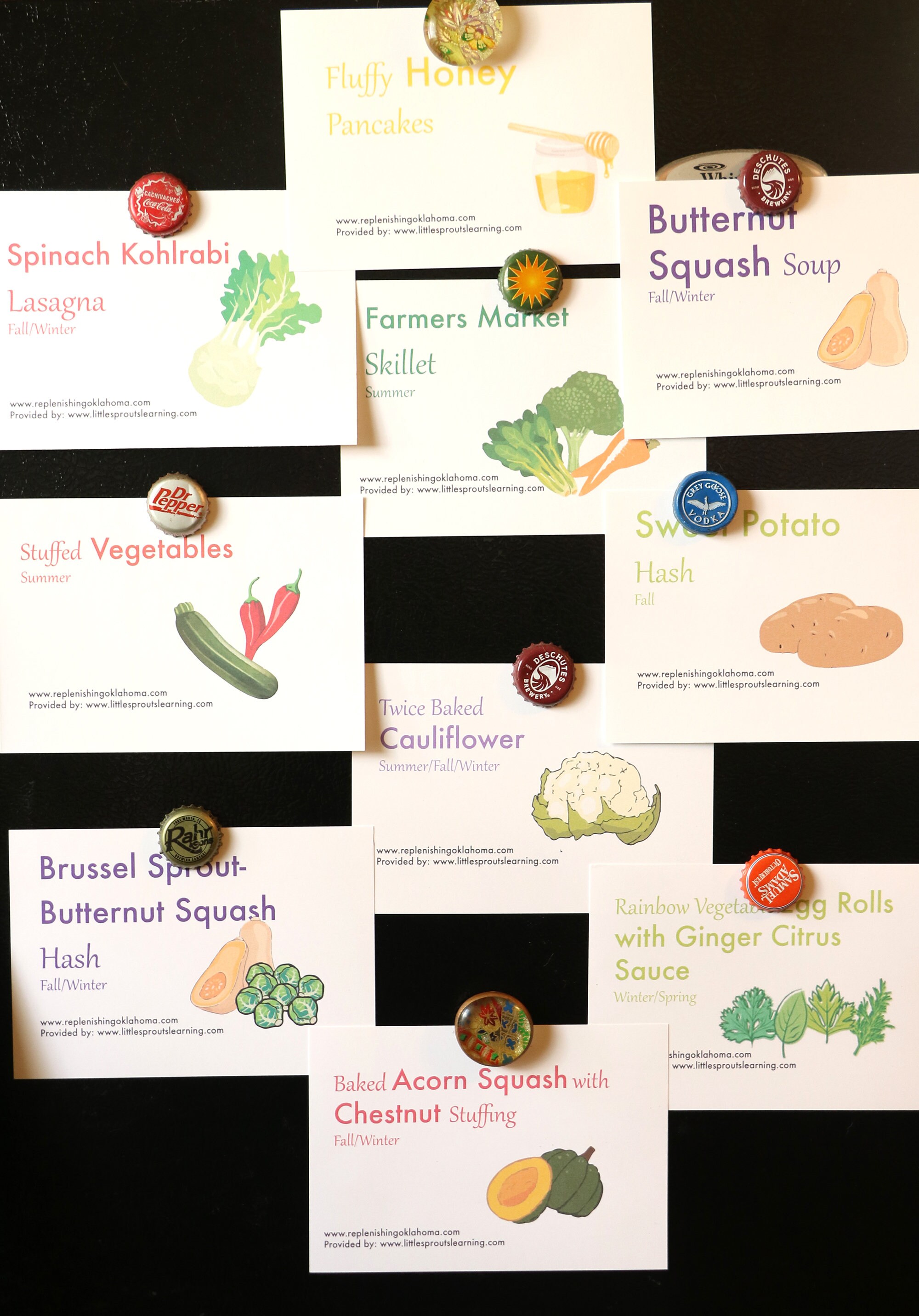 100 Inspired Farmers Market Recipe Cards for Seasonal - Etsy