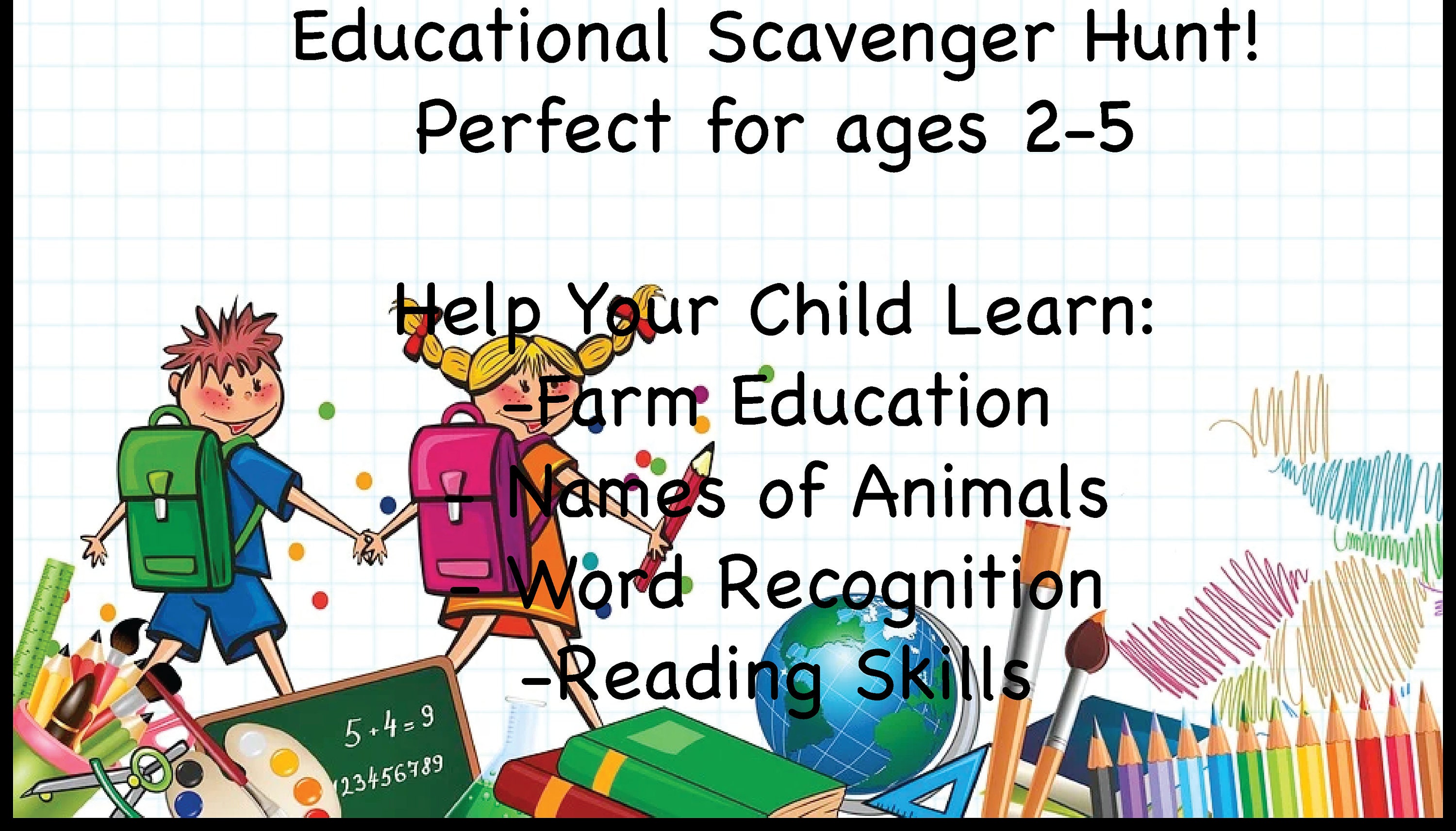 Farm Scavenger Hunt Printable - Etsy