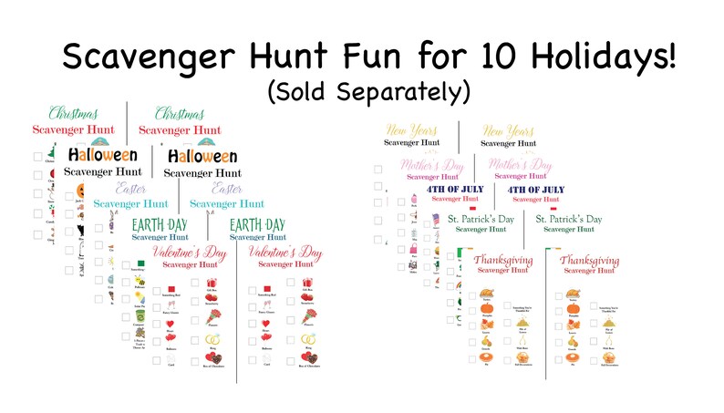 Digital Earth Day Scavenger Hunt Printable for Kids - Etsy