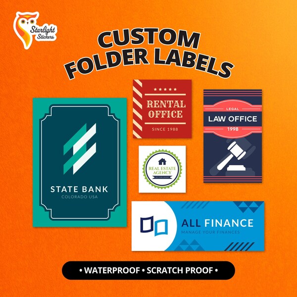 Custom Folders With Logo - Etsy