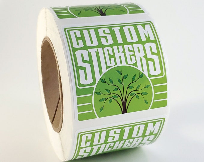 Custom Square Labels and Stickers on a Roll Add Your Own - Etsy
