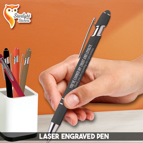 Engraved Pen - Etsy
