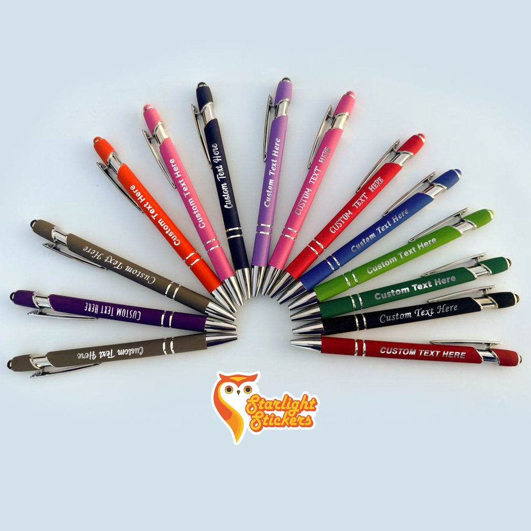 Personalized Pen for Book Club, Laser Engraved Pen, Ball Point Pen With ...