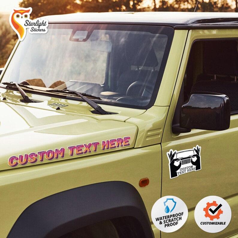 Custom Jeep Decals Custom Made Decals Car Decals Name - Etsy